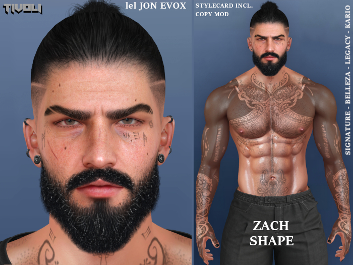 Second Life Marketplace - LELUTKA JON SHAPE 4.0 EVOX / TIVOLI INC
